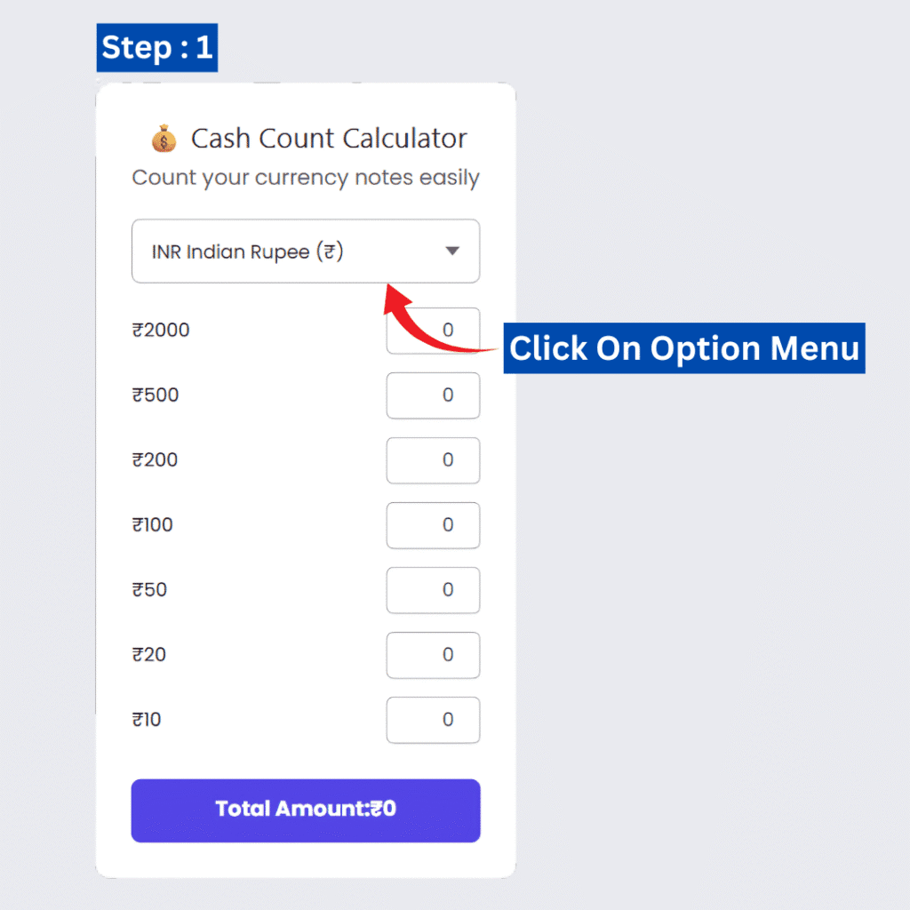 Smart Cash Count Calculator 2025 – Fast & Accurate Currency Tool